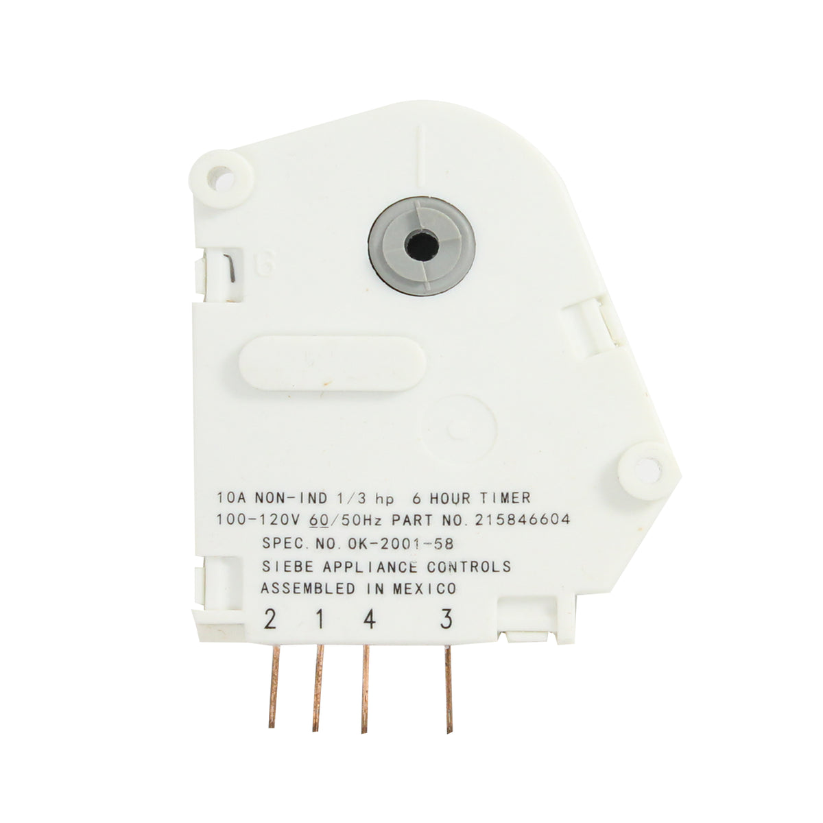 2-Pack 215846604 Refrigerator Defrost Timer Replacement for Frigidaire ...