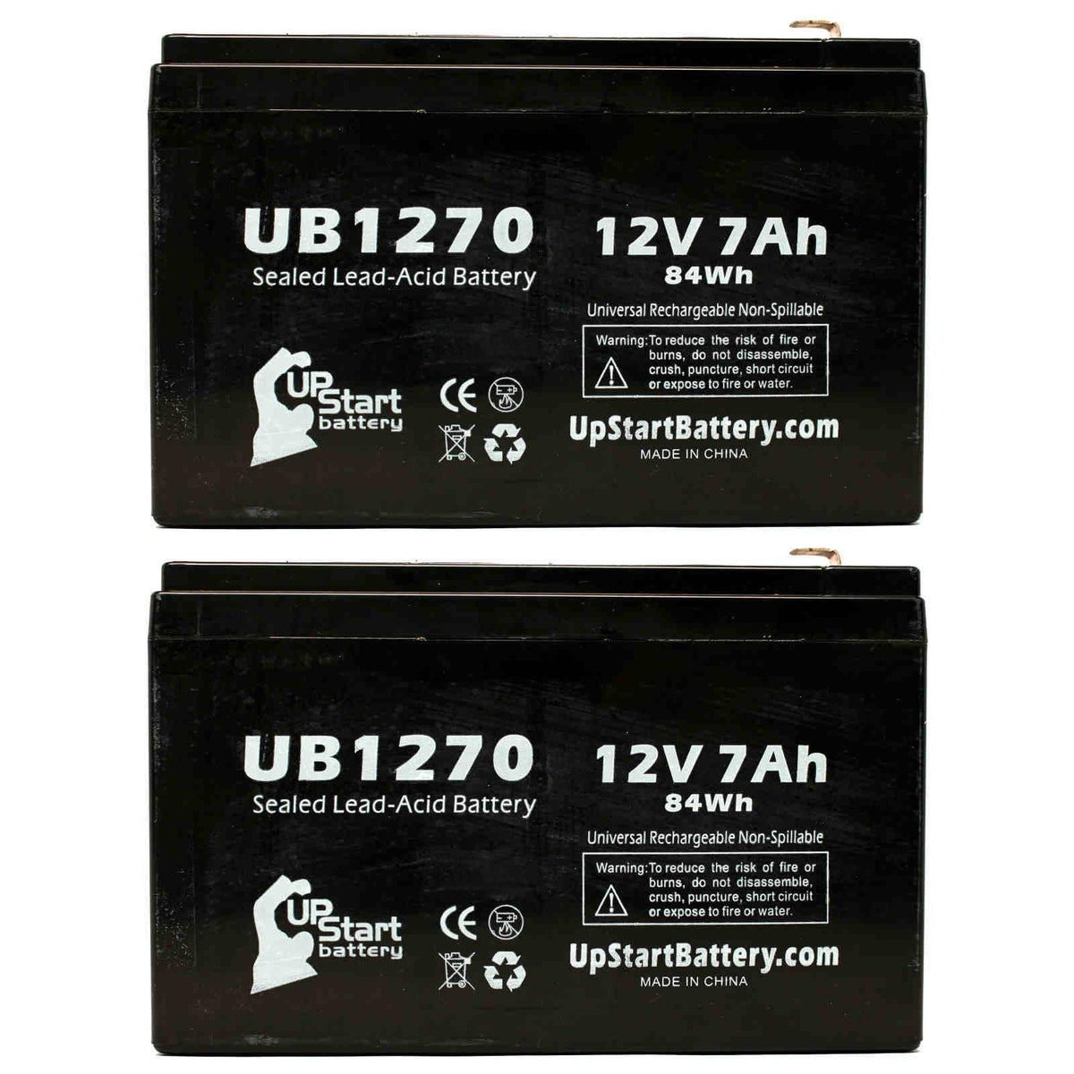 2x Pack - APC BACK-UPS LS 700 BP700UC Battery - Replacement UB1270 Uni ...